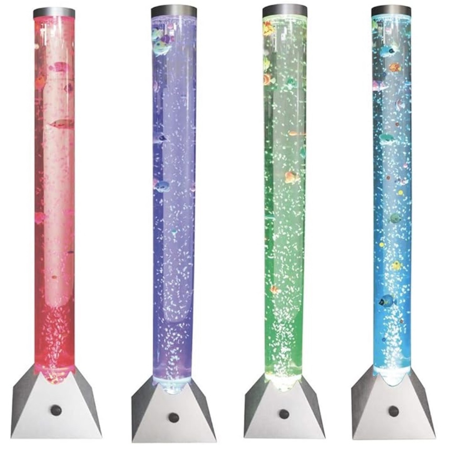 90cm Colour Changing LED Bubble Lamp with 8 Fish