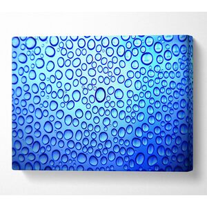 Water Drop Pattern Canvas Print Wall Art
