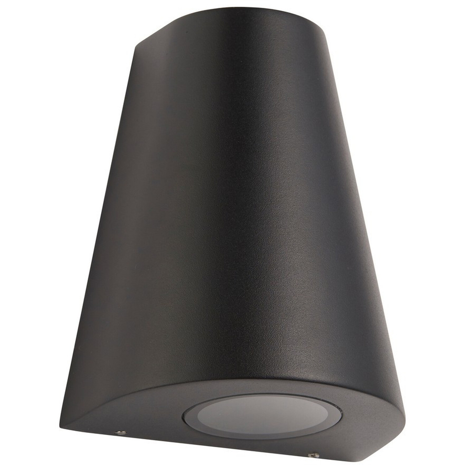 Helm Modern Outdoor Integrated LED Down Wall Light Textured Black ...