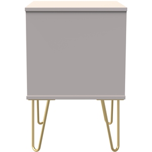 Cube Ready Assembled 2 Drawer Bedside Cabinet