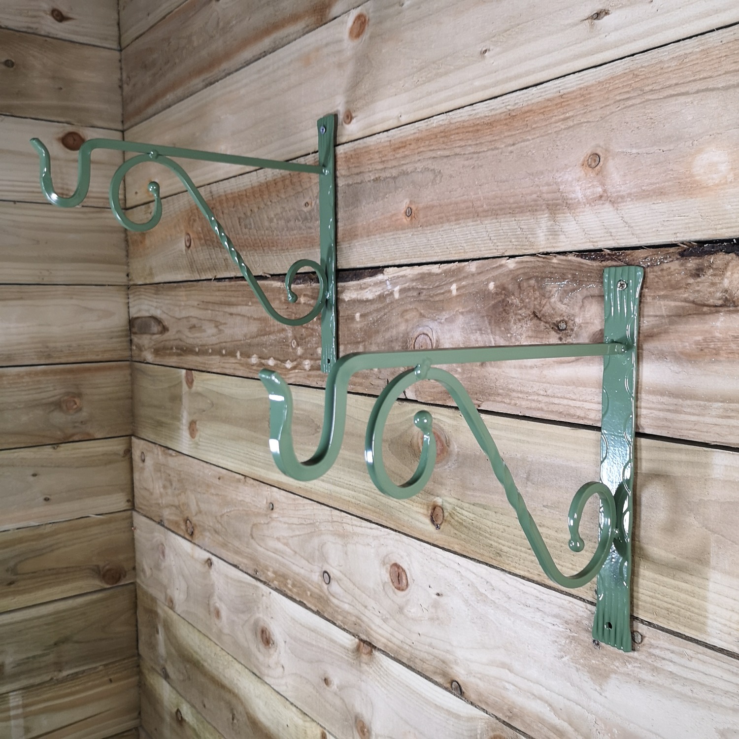 Pack of Heavy Duty Wall Bracket Hook For Hanging Basket