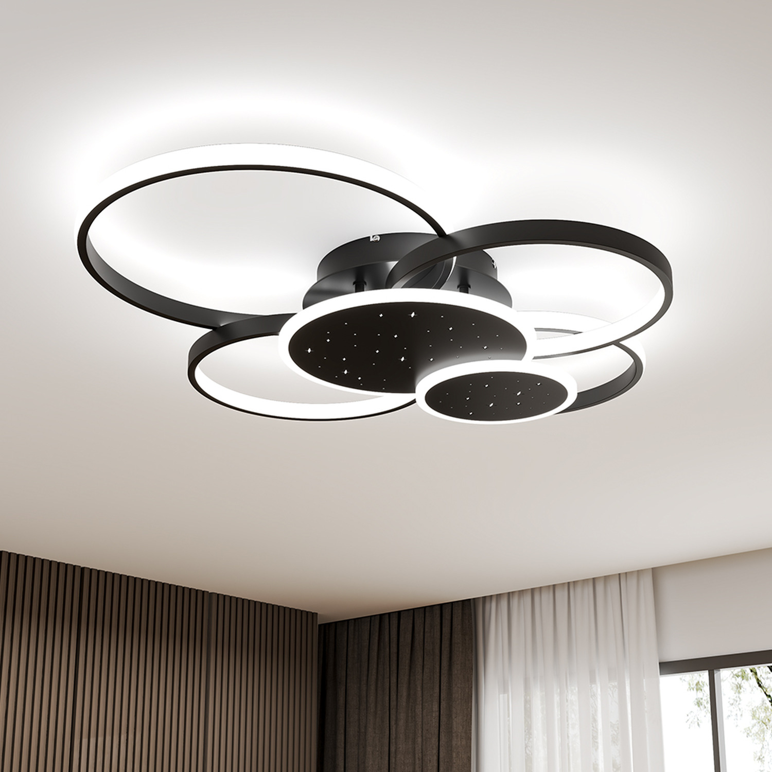 Multi-Rings Design LED Ceiling Light