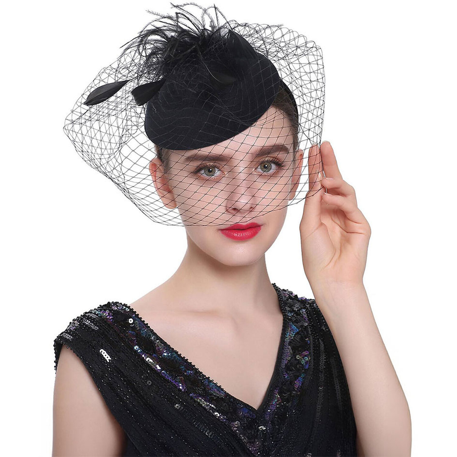 Formal Occasion Feathers Headband Hair Accessory