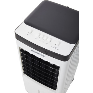 Button-Controlled Portable Evaporative Air Fan Cooler
