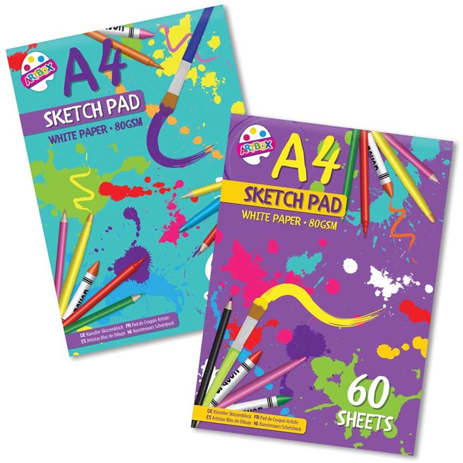 A4 60 Sheet Sketch Pad