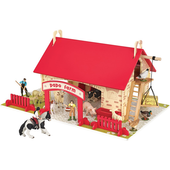 PAPO Farmyard Friends My First Farm Toy Playset