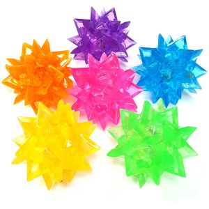 Set of 6 Flashing Crystal Bounce Ball