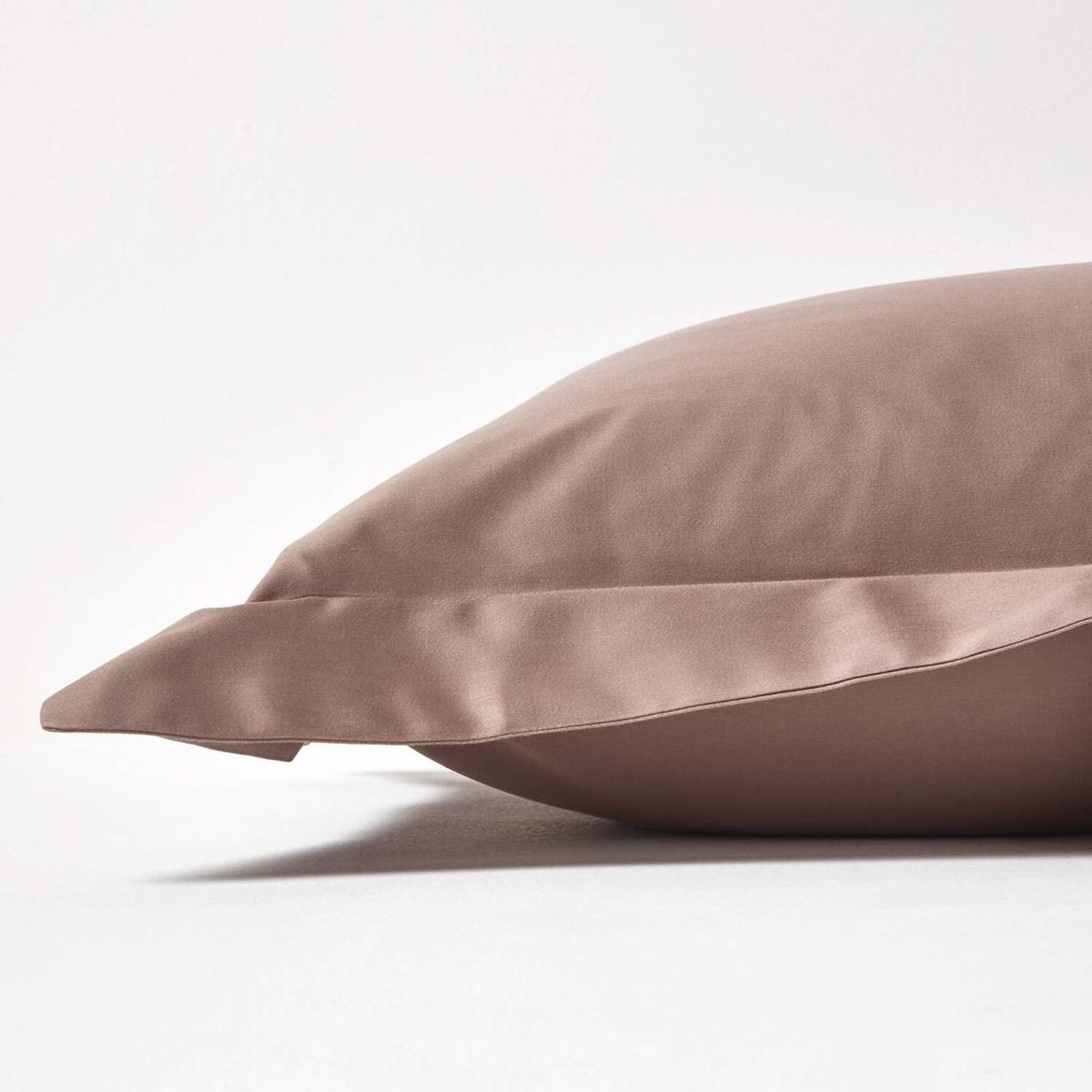 Homescapes Organic Egyptian Cotton Pillowcase, Oxford Style