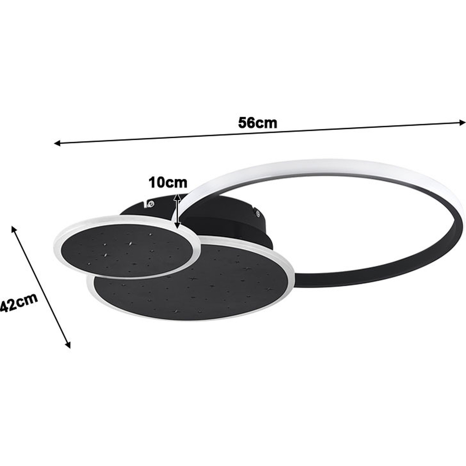 Multi-Rings Design LED Ceiling Light