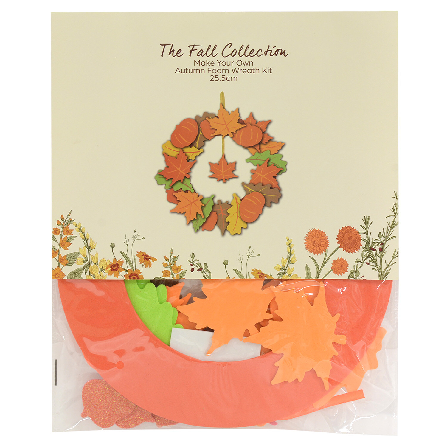 Make Your Own Autumn Foam Wreath Kit