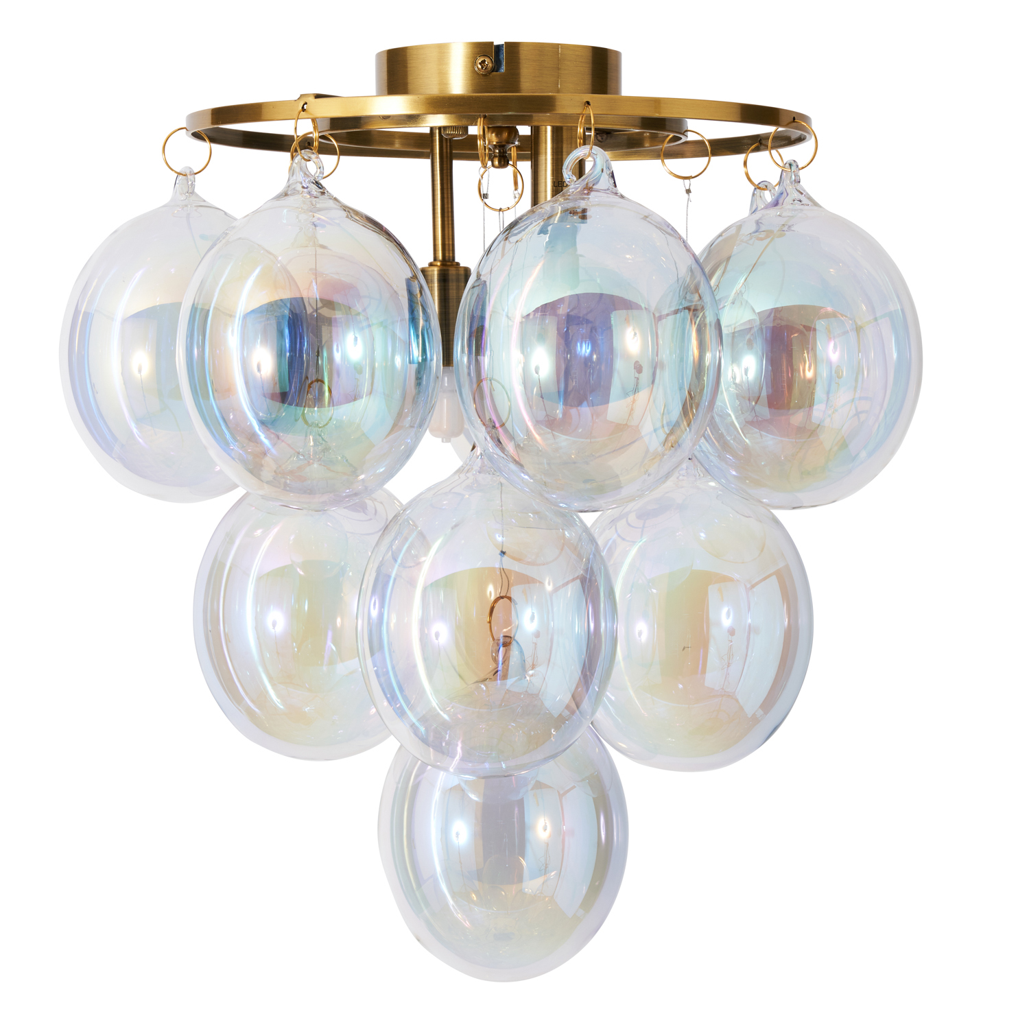 Visconte Maiori Ceiling Light with Iridescent Shades