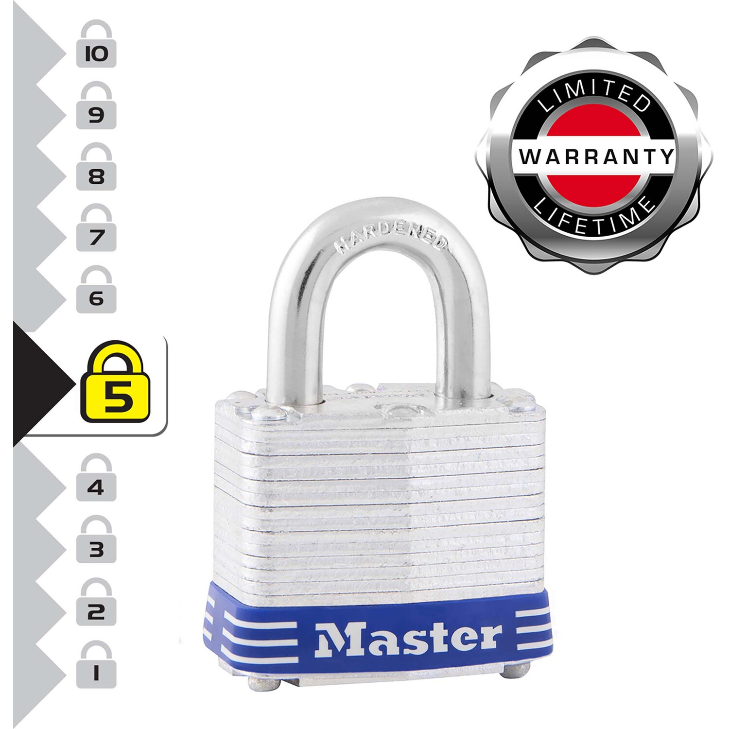 Master Lock Brass Padlock 40mm