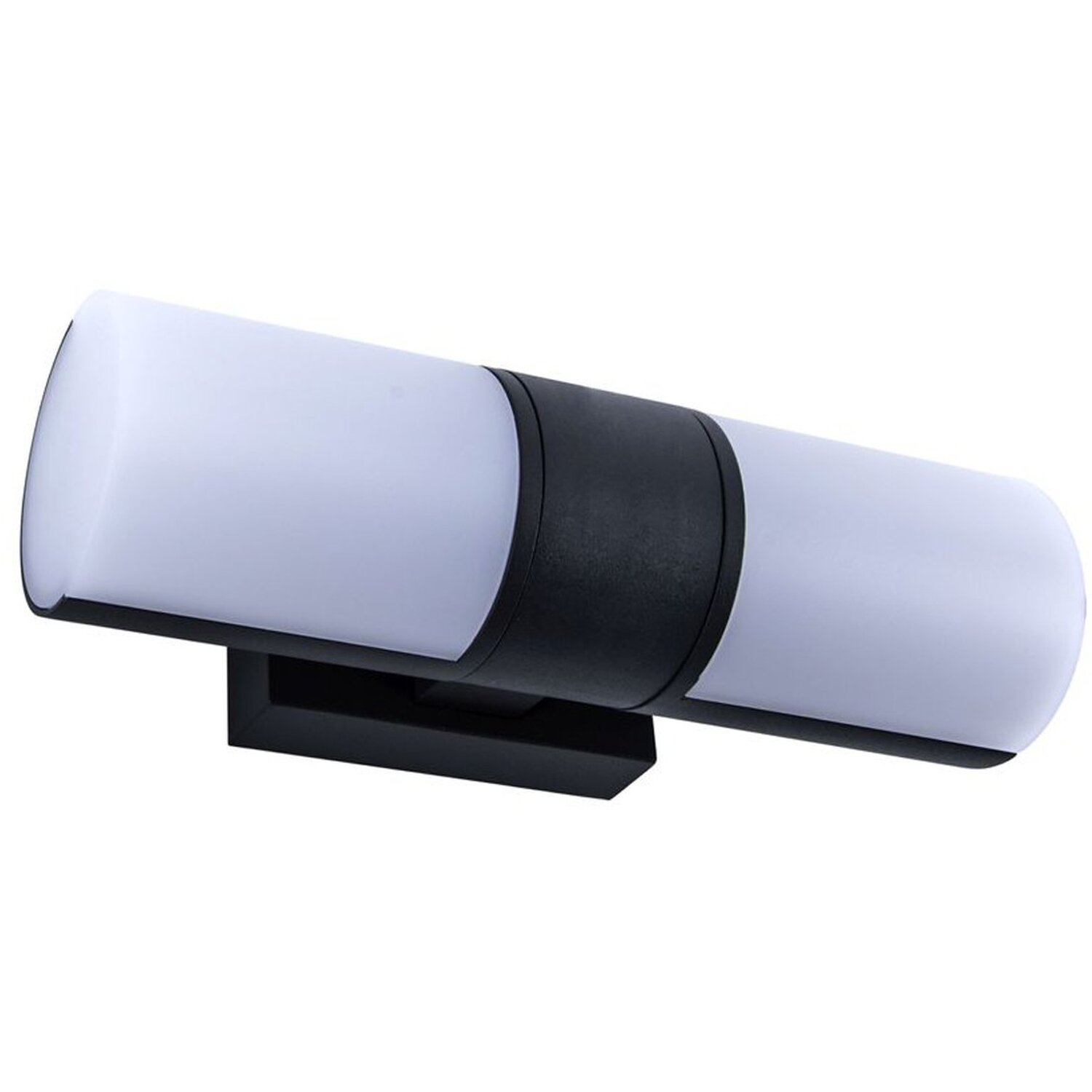 CGC FAITH Dark Grey Twin Motion Sensor Cylindrical LED Wall Light