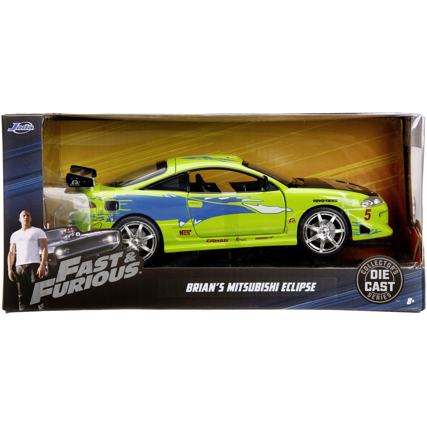 FAST FURIOUS Mitsubishi Eclipse Die-cast Vehicle - 253203007