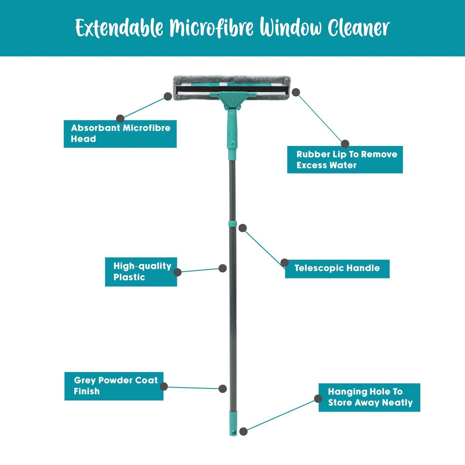 JVL Microfibre Window Cleaner