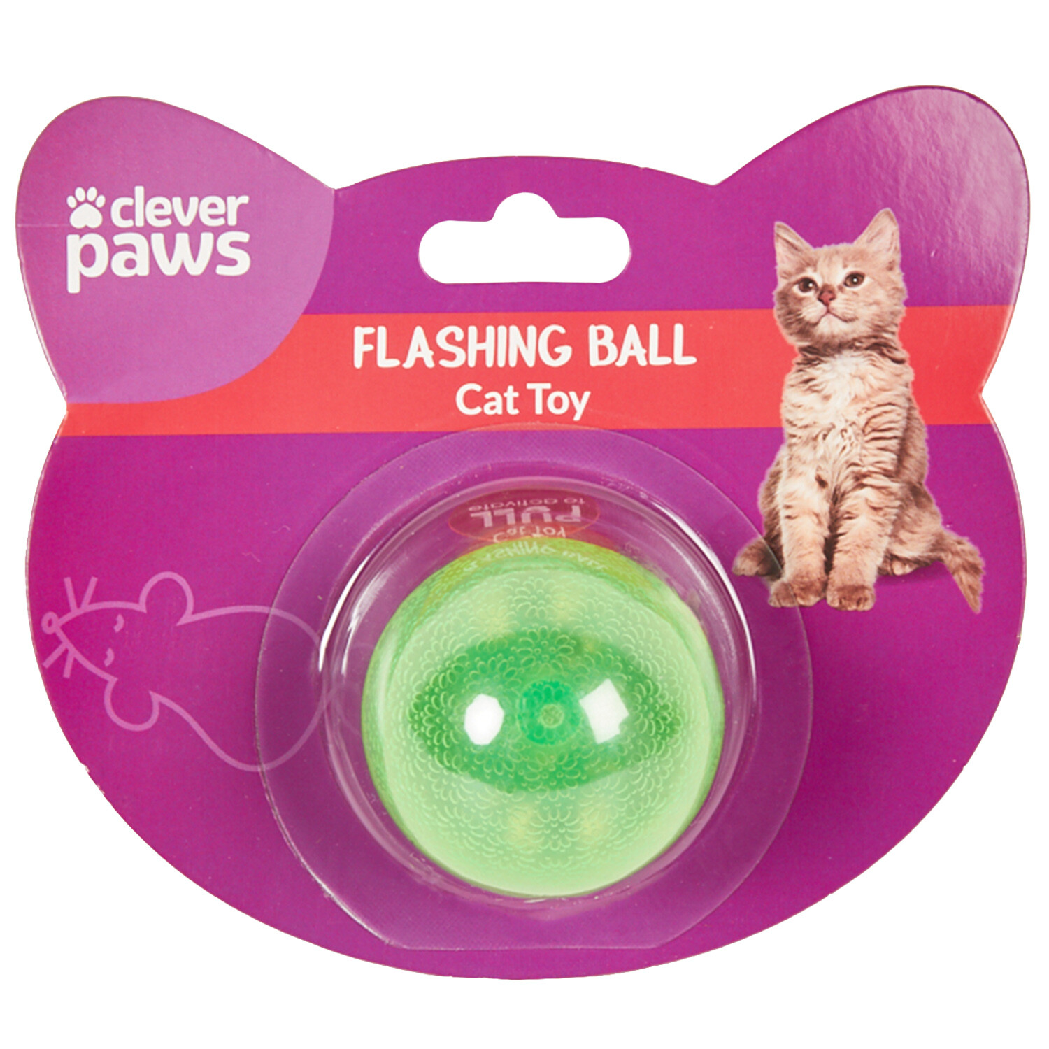 Flashing Ball Cat Toy