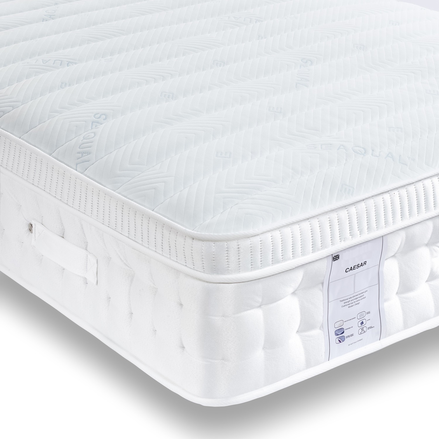 Caesar 2000 Pocket Sprung Foam Pillow Top Mattress