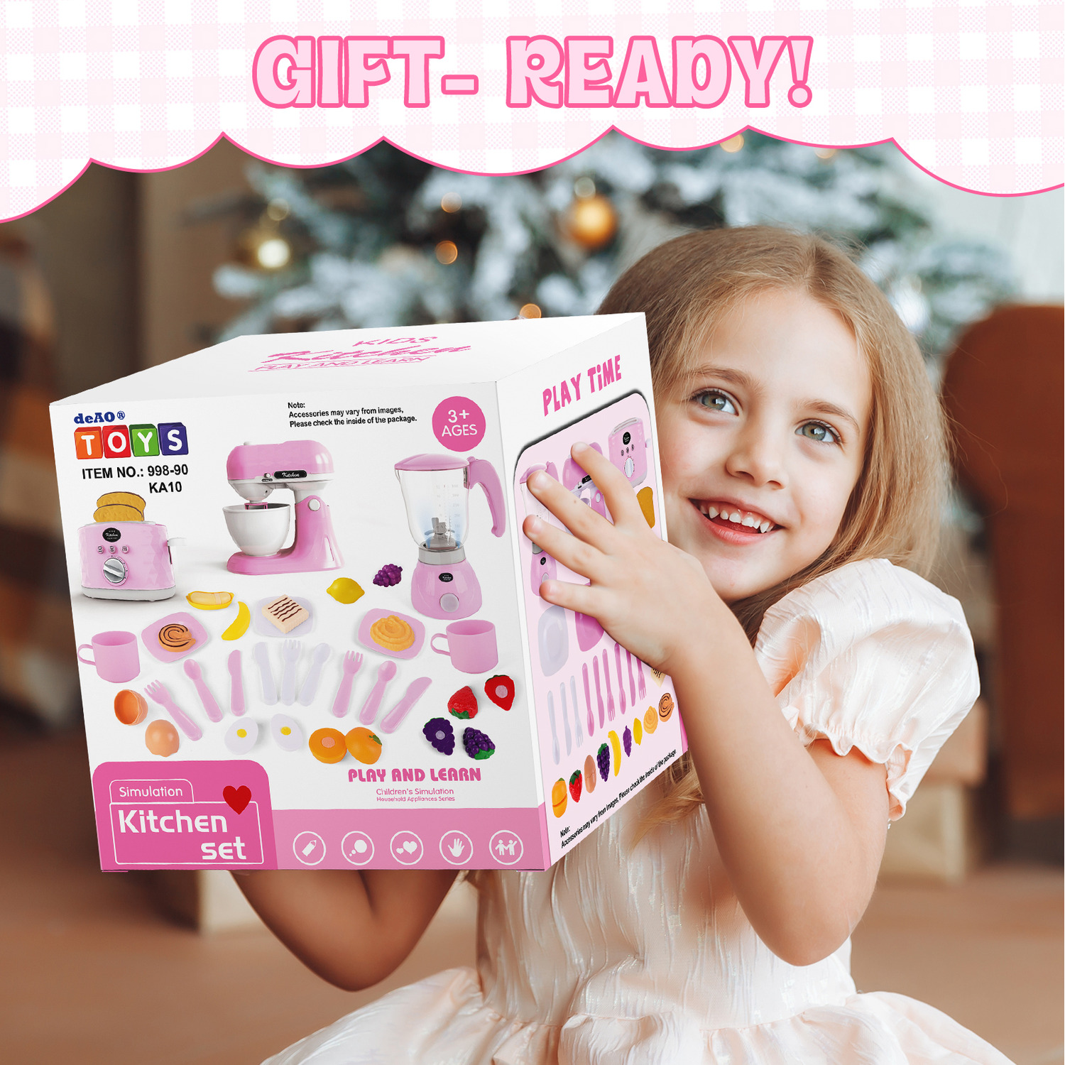 29 Pce Play Kitchen Cooking and Baking Toy Set
