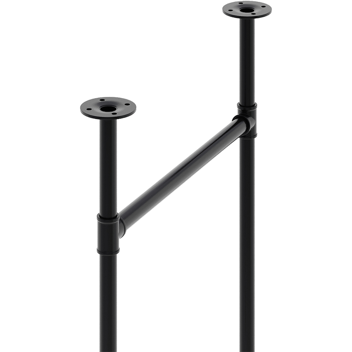 2 Piece H Shape Matel Table Legs Set
