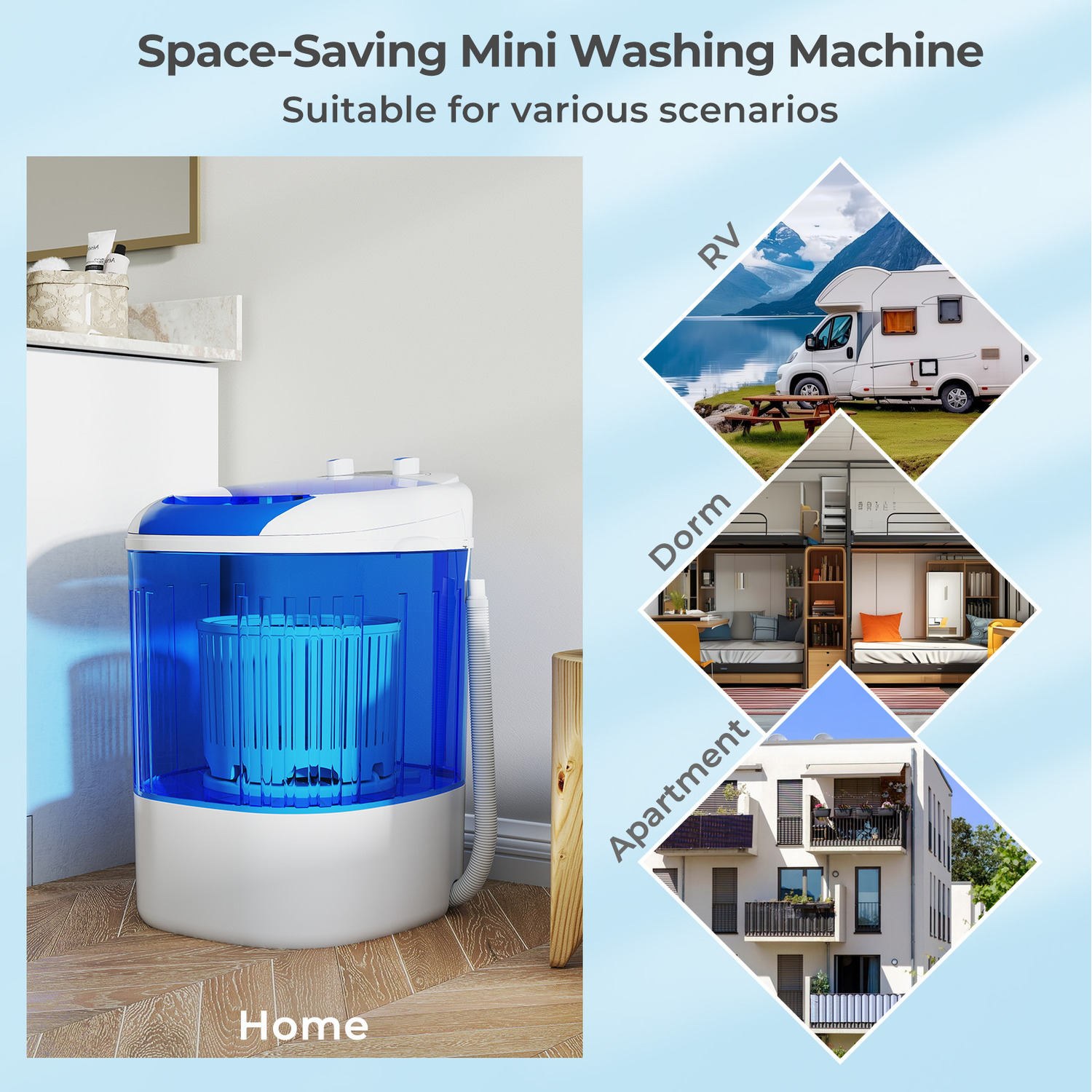Portable Mini Washing Machine