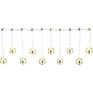 115 LED Christmas Character Curtain Lights