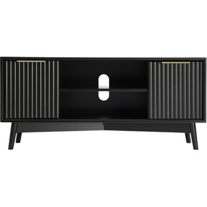 Monza - Fluted TV Unit with Storage
