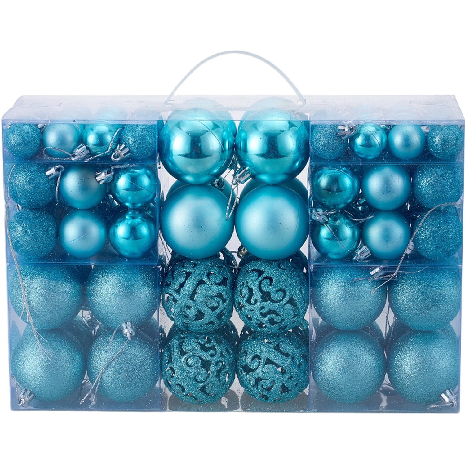Lifeideas Set of 100 Hanging Christmas Tree Baubles