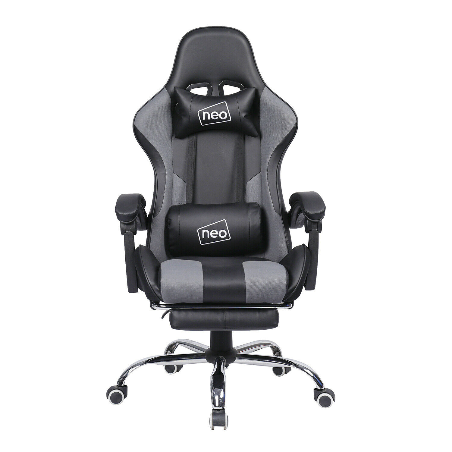 Neo Leather Gaming Racing Recliner Chair With Footrest