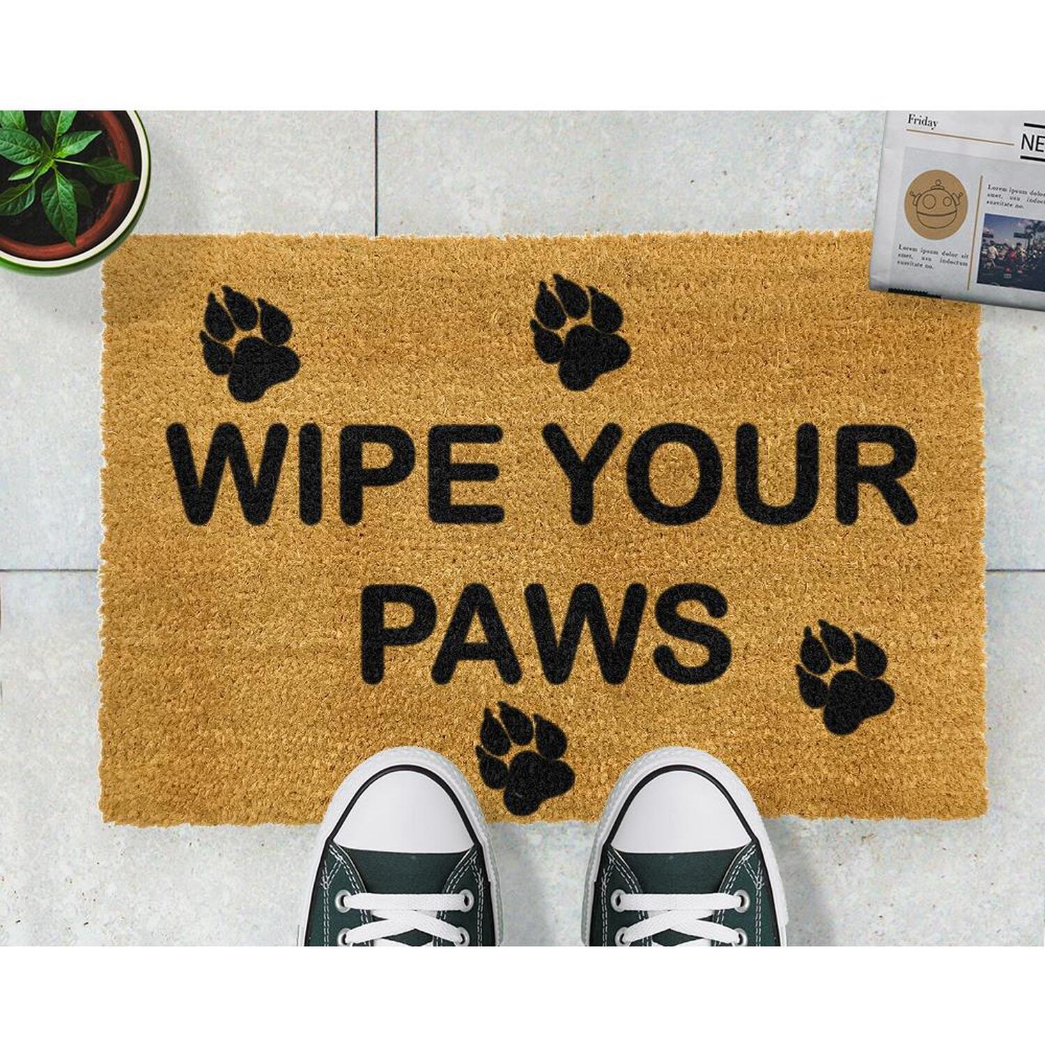 Wipe Your Paws Doormat