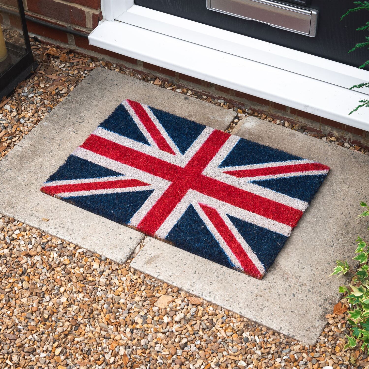Nicola Spring Coir Door Mats - 60 x 40cm - Union Jack - Pack of 2