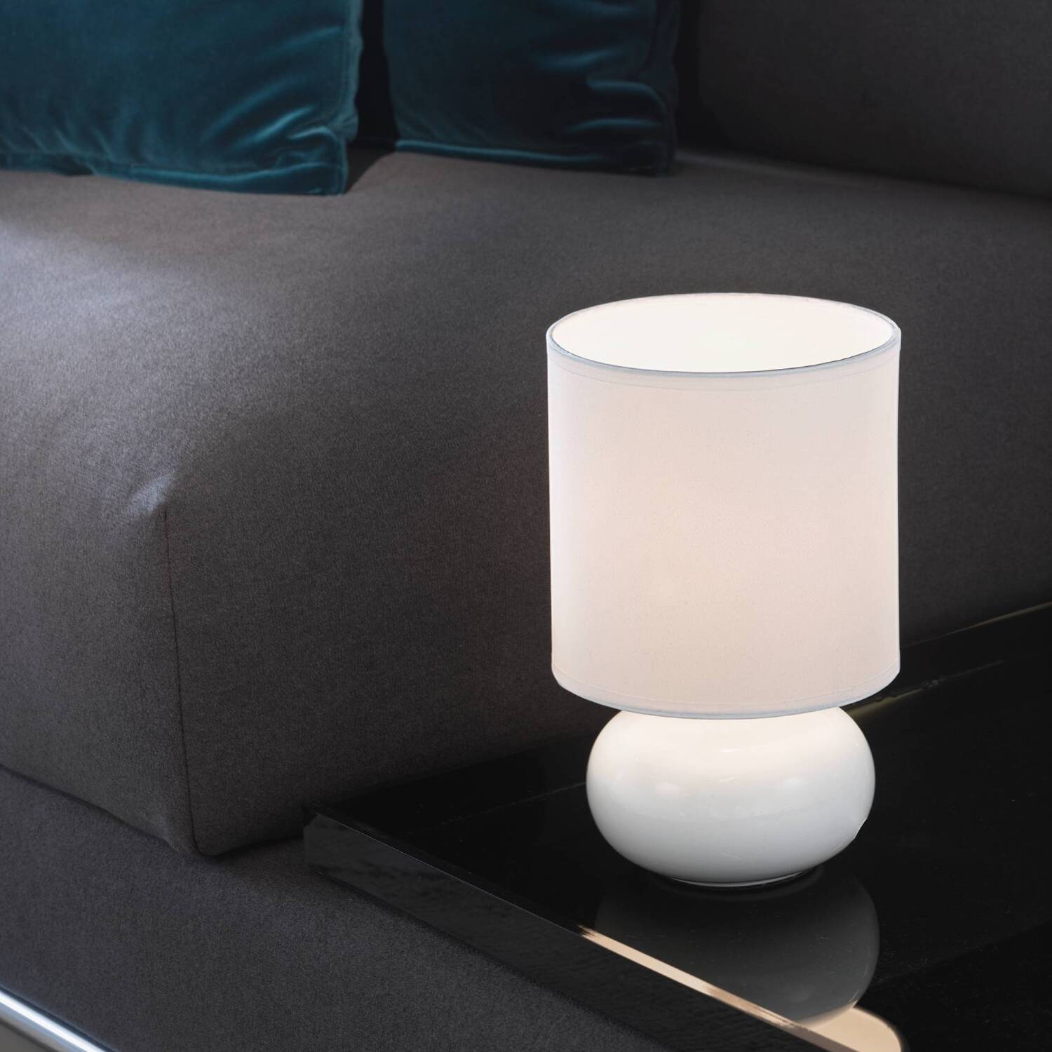 EGLO Trondio White Ceramic Modern Table Lamp
