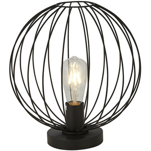 Black Wire Frame Table Lamp