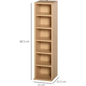 Set of 2 CD Media Display Shelf Unit