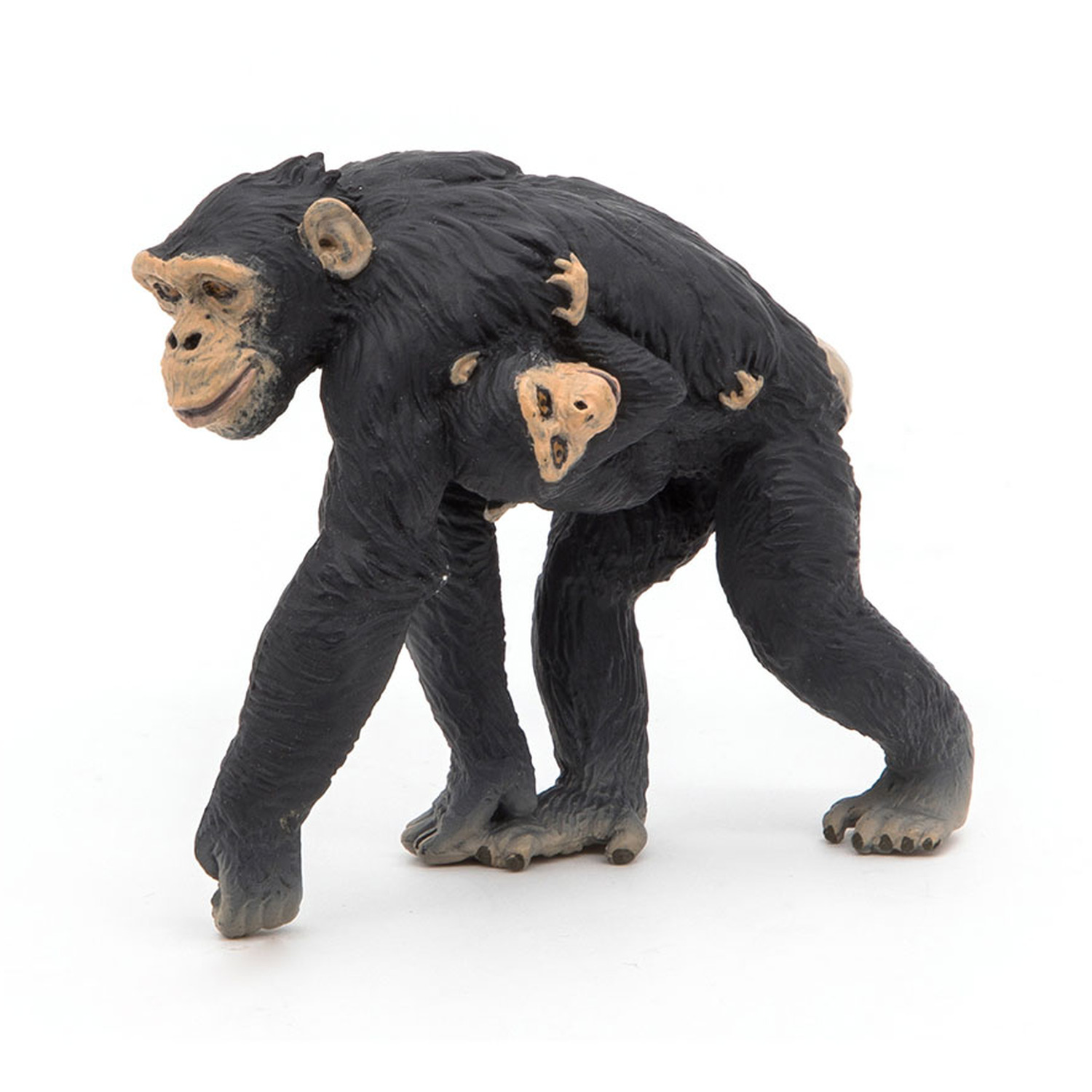 PAPO Wild Animal Kingdom Chimpanzee and Baby Toy Figure