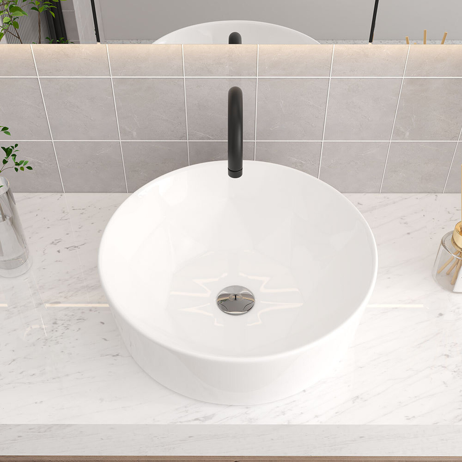 Modern Bathroom Wash Basin Sink Ceramic Lavabo Bowl