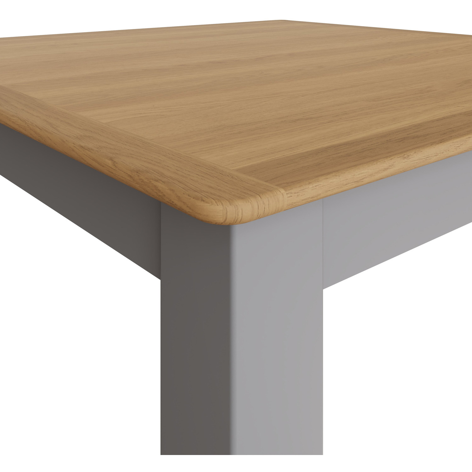 Large Square Oak Compact Dining Table