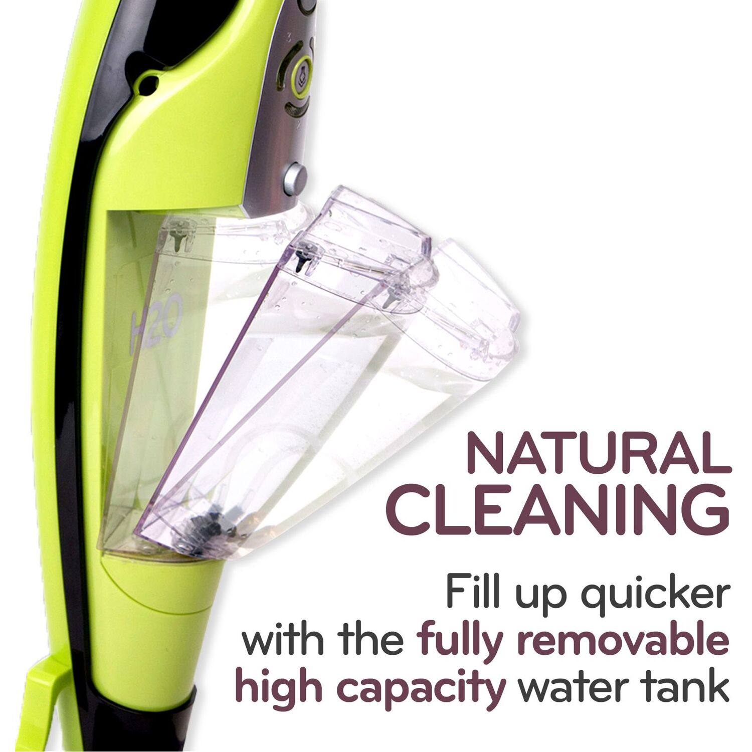 H2O HD Steam Cleaner Replacement Water Tank
