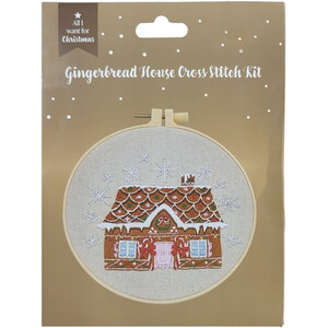 Gingerbread House Cross Stitch Kit
