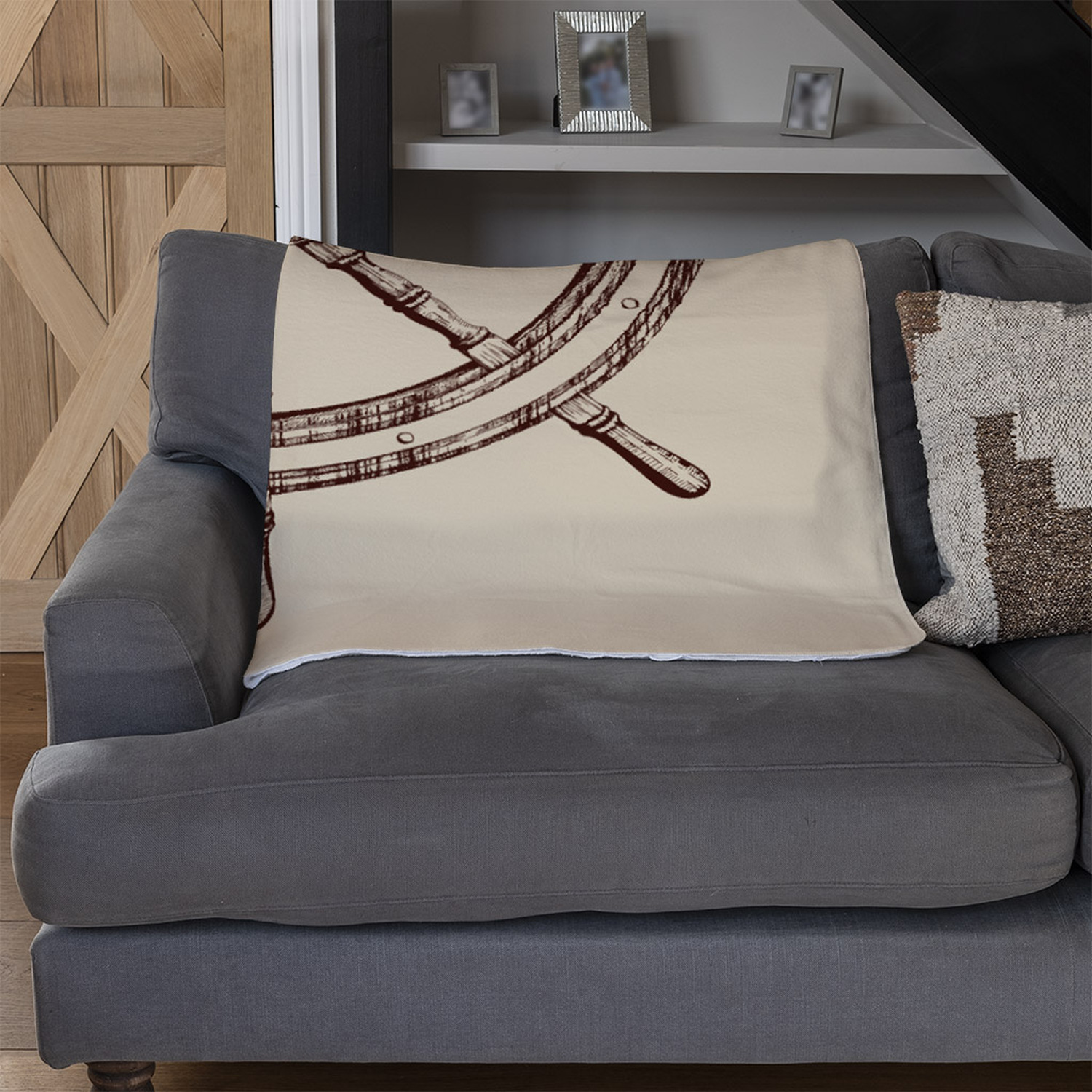 Ship Wheel Blanket