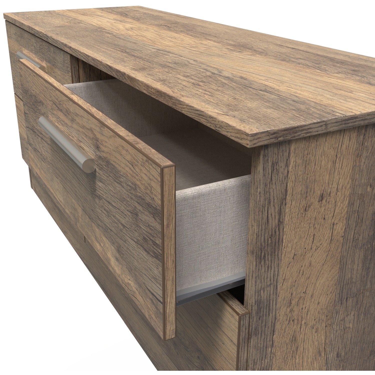 Contrast Ready Assembled 4 Drawer Bed Box