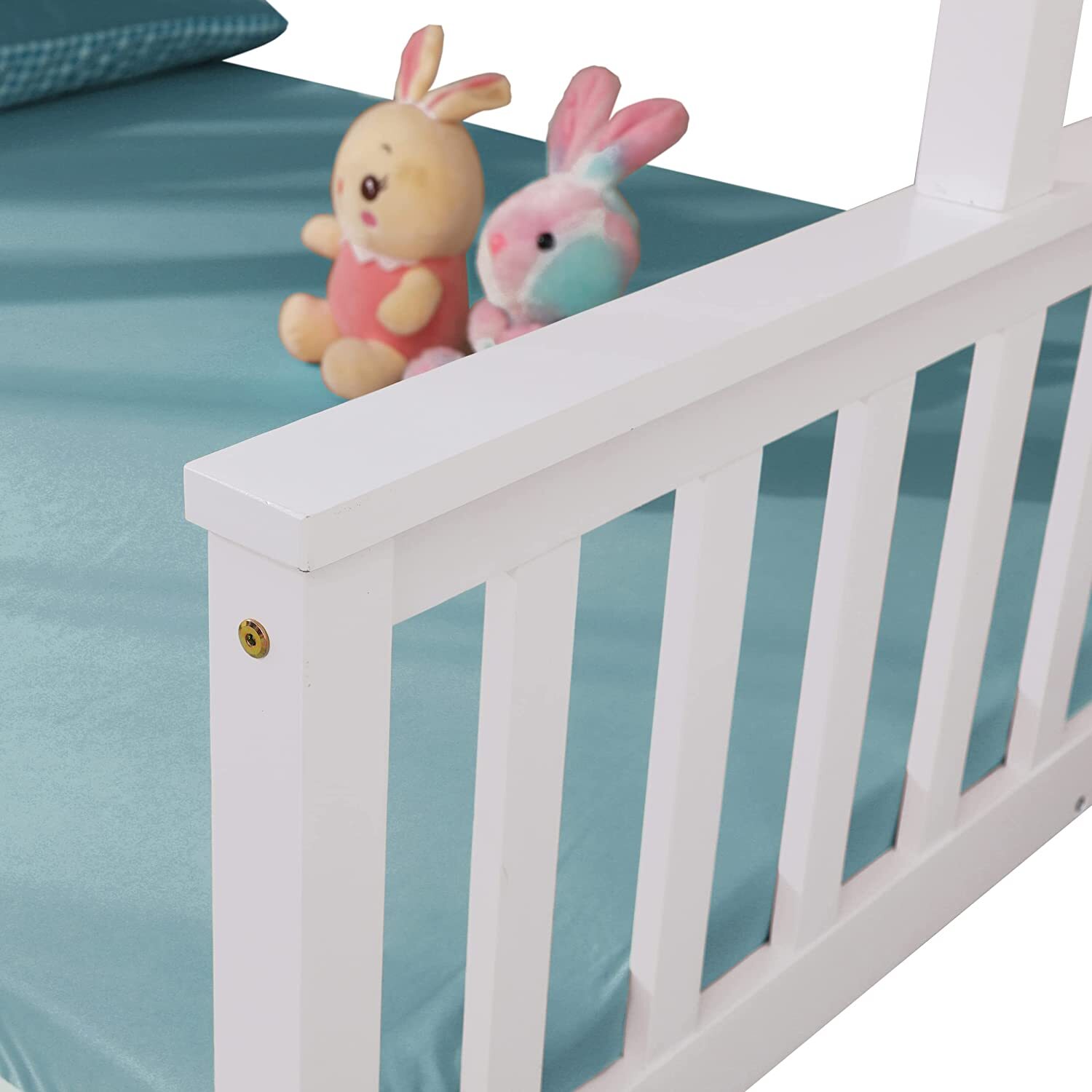 Triple White Sleeper Bunk Bed