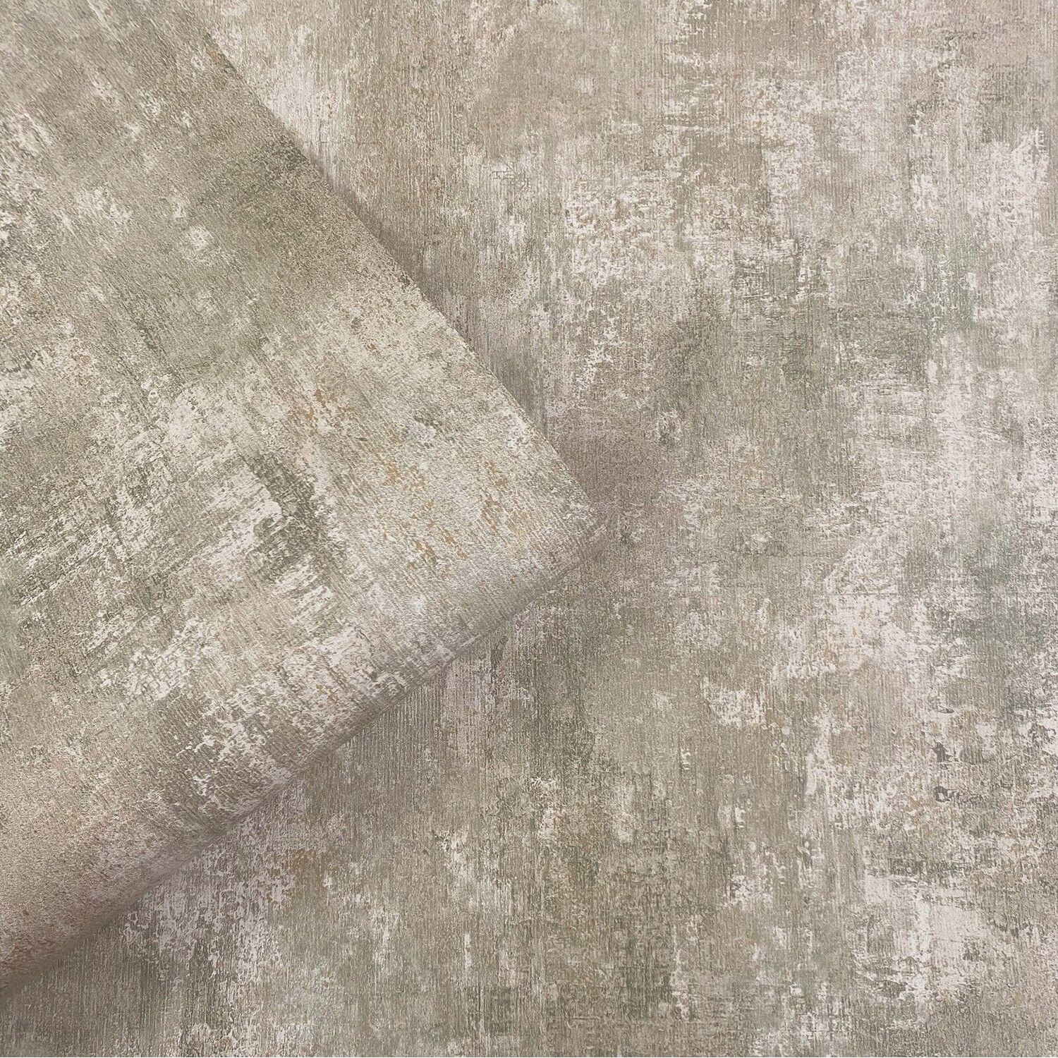Plain Neutral Patina Distressed Stone Concrete Effect Cove Texture ...