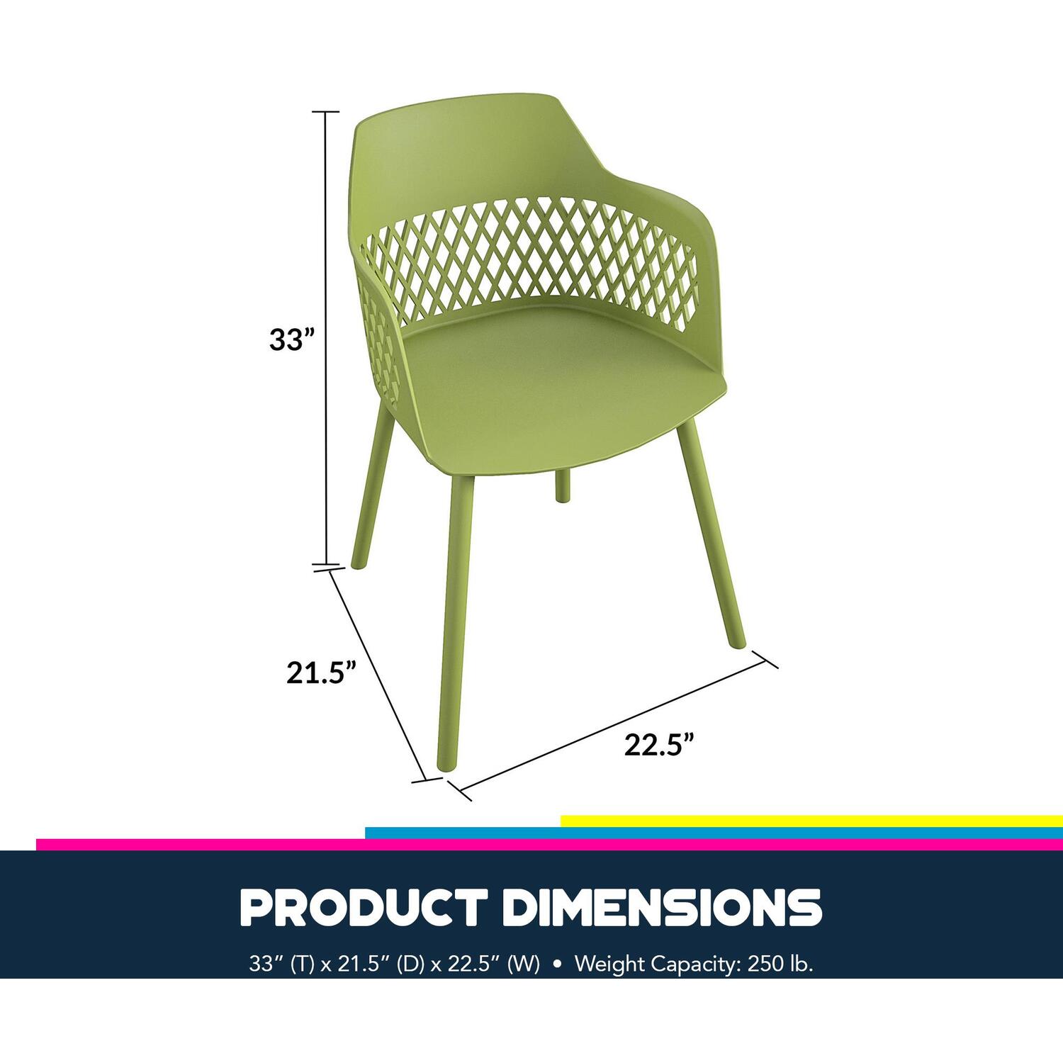 Caden Geo Chairs 2 Pack