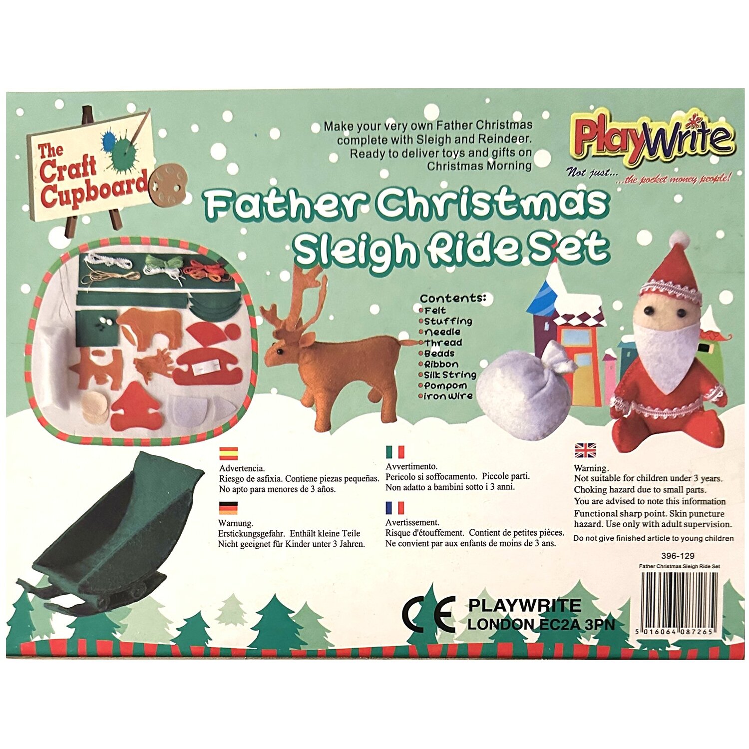 Santa Sleigh Ride Set