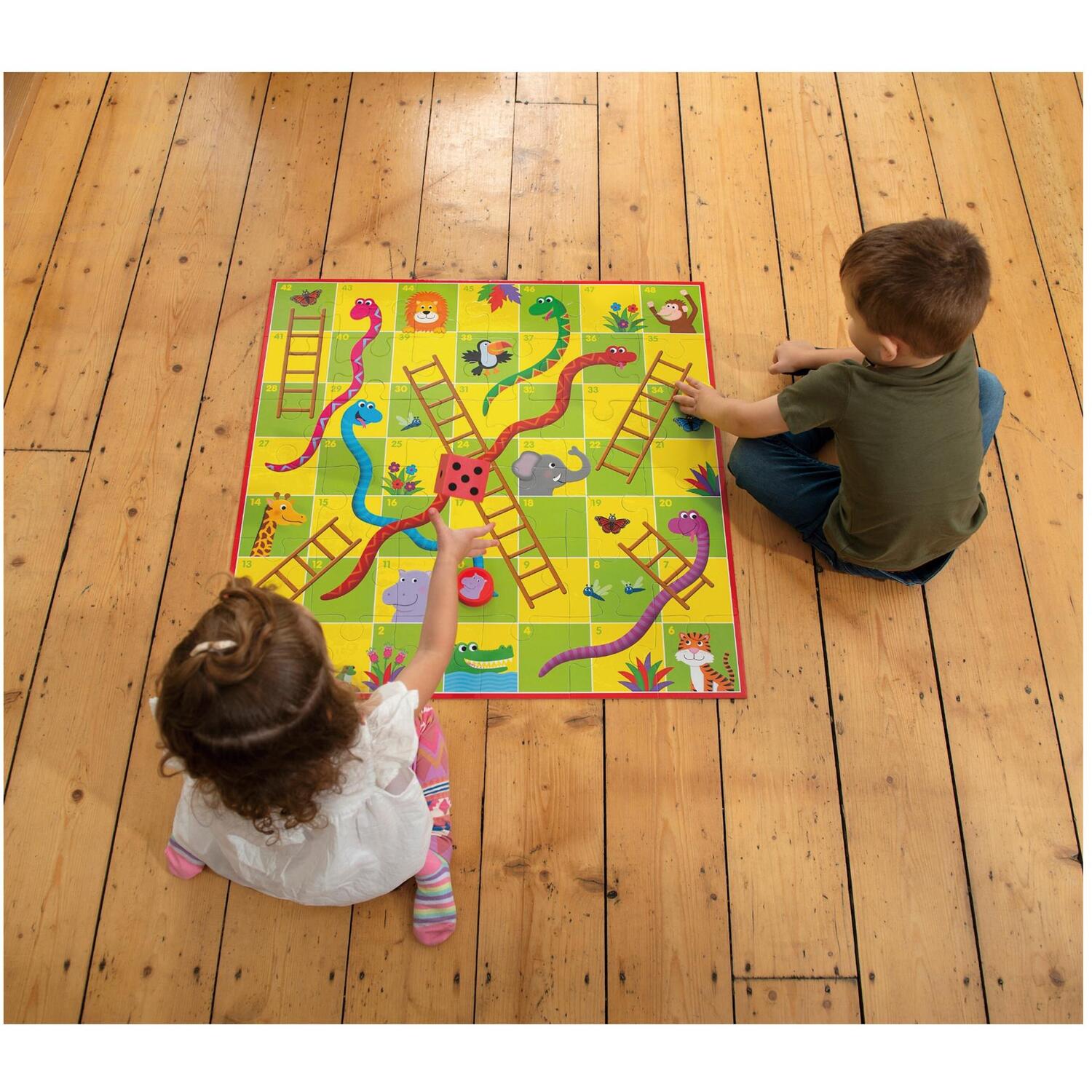 Giant Snakes and Ladders Puzzle