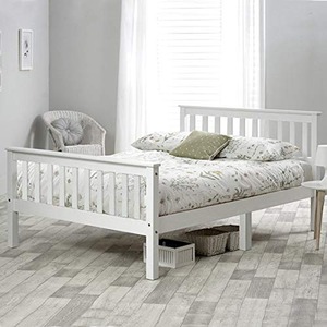 Arianna Classic Solid Wood Double Bed Frame