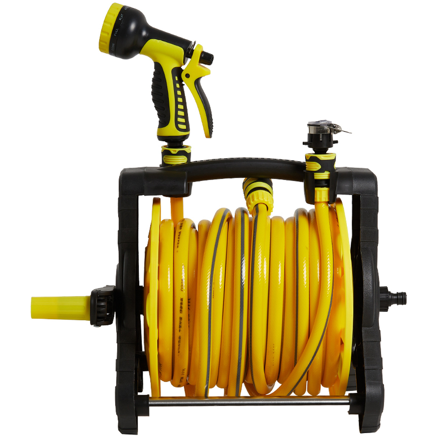 Outdoor Garden Portable Watering Hose Reel Set - 25m