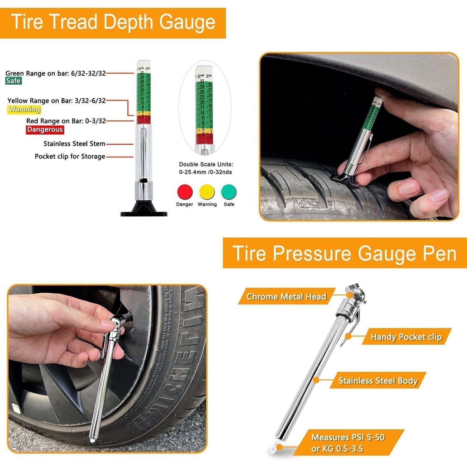 Tubeless Tyre Puncture Repair Kit with Case