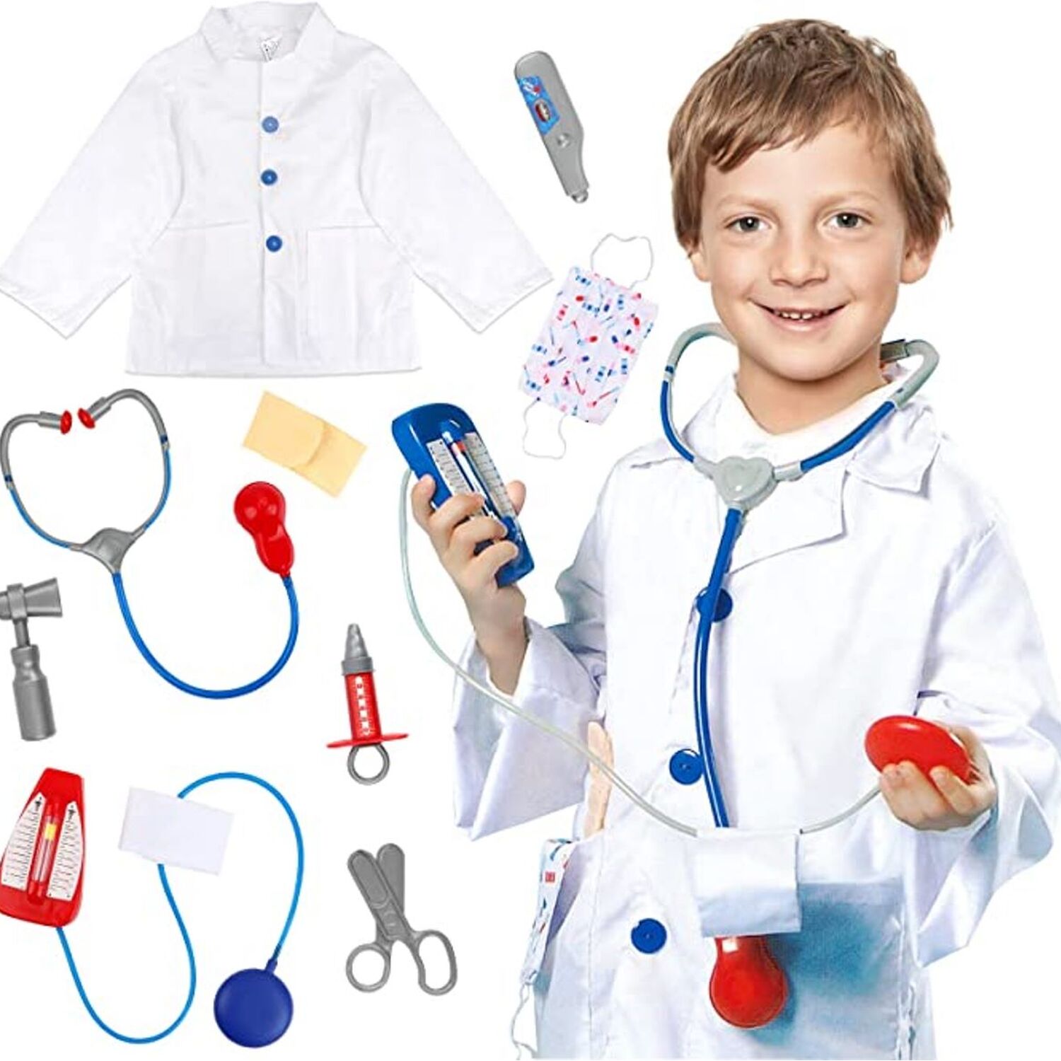 Pretend Doctor Role Play Fancy Dress Up Costume Set