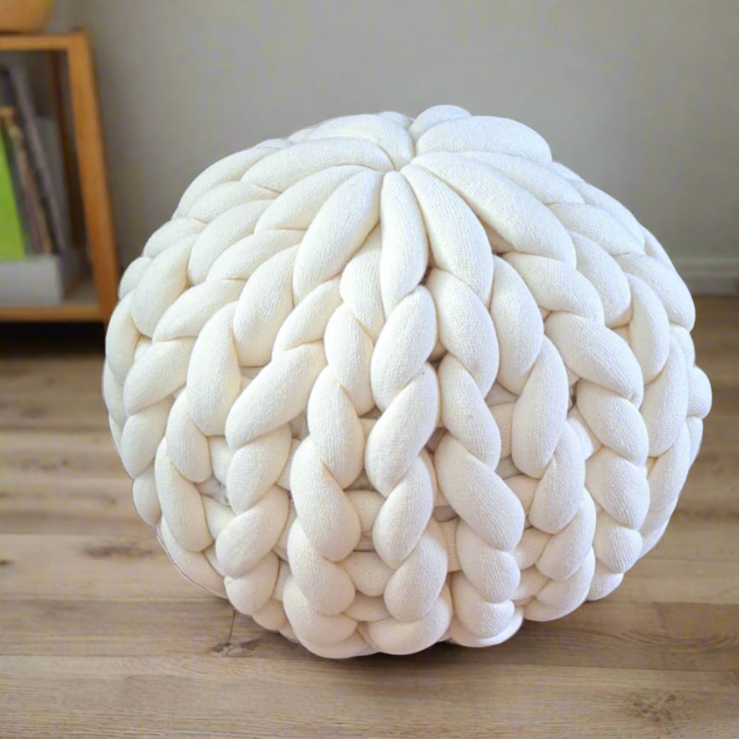 Romeo Knitted Pouffe